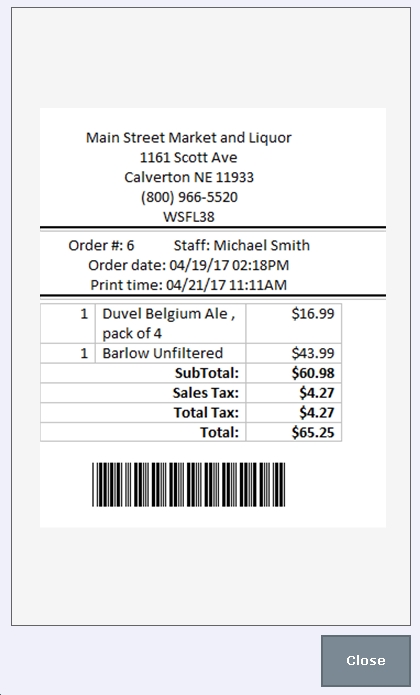 Preview Open Orders | Exatouch Knowledge Base