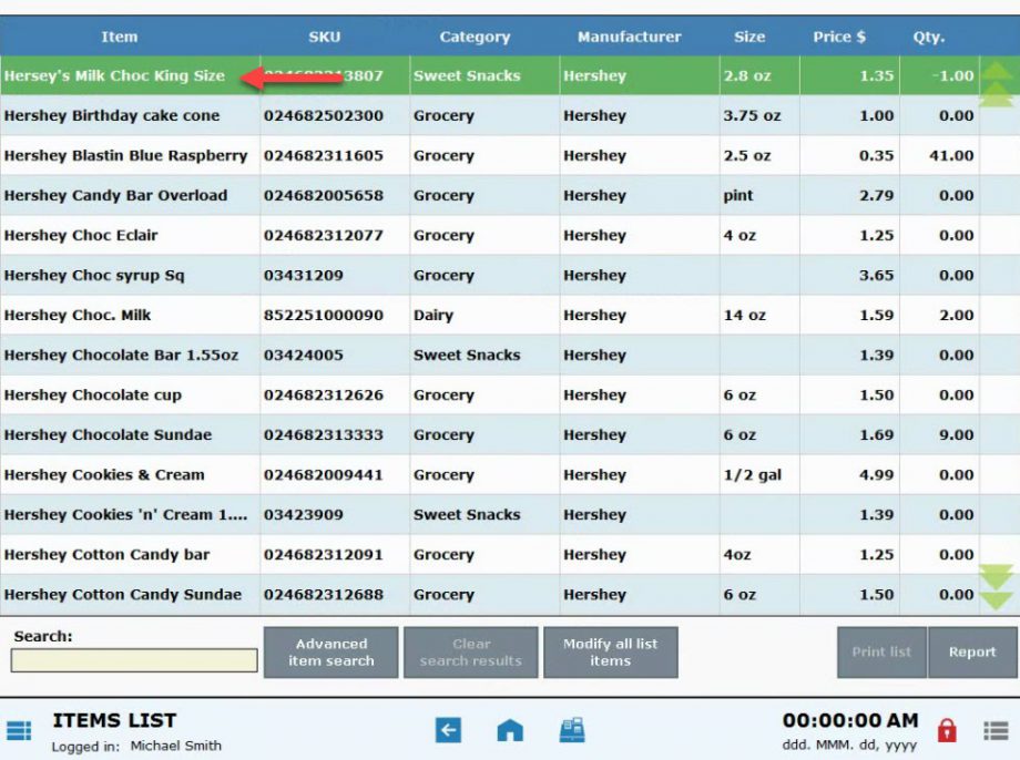 Add Inventory Quantity to an Item - Prior Releases - Exatouch Knowledge ...