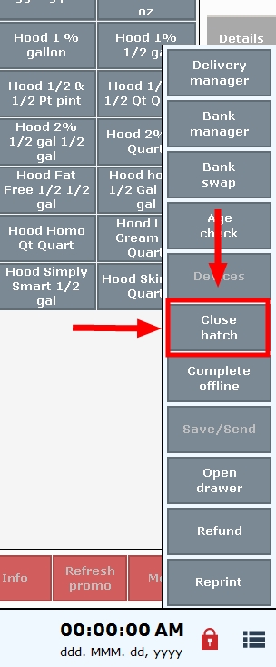 Batch Out for Retailers – Exatouch Knowledge Base