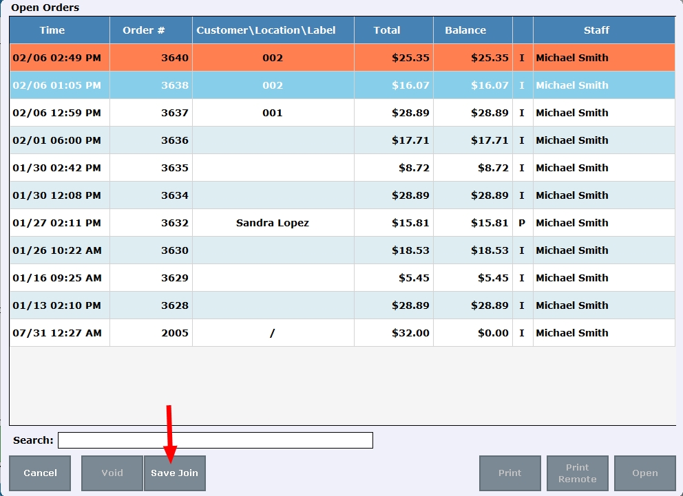 How to Merge Orders - Exatouch Knowledge Base