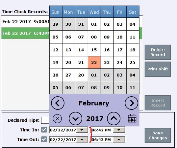 Adjust a Time Clock Entry | Exatouch Knowledge Base