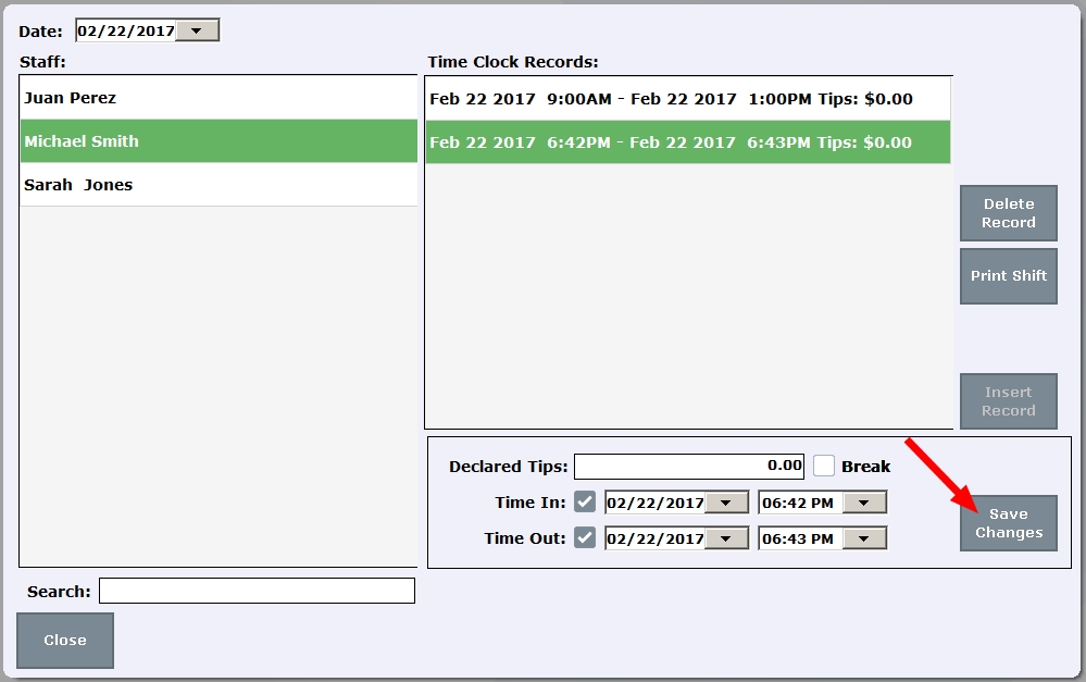Adjust a Time Clock Entry – Exatouch Knowledge Base