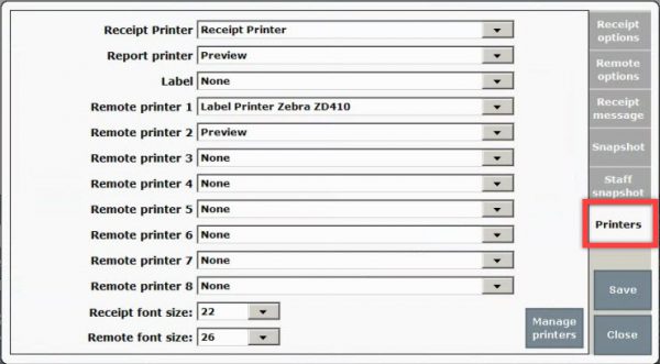 Print Settings - Prior Releases - Exatouch Knowledge Base