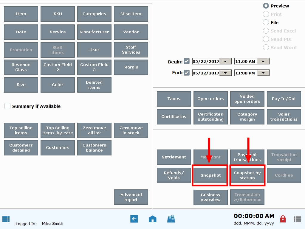 Snapshot Report – Exatouch Knowledge Base