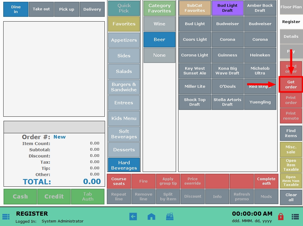 Manage Bar Tabs with Tab Auth – Exatouch Knowledge Base