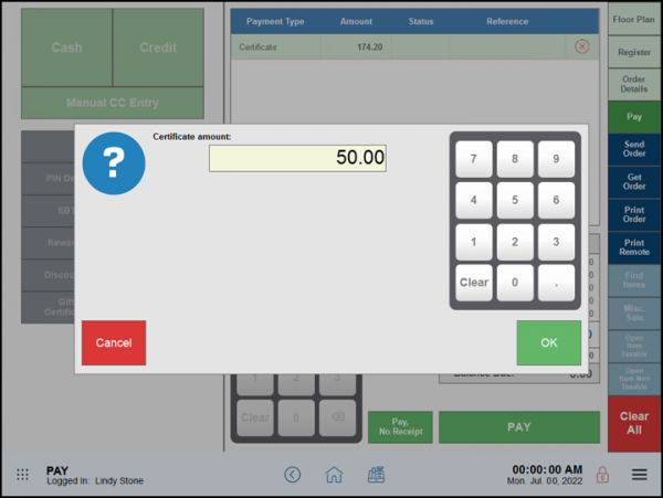 Accept Split Payments – Exatouch Knowledge Base