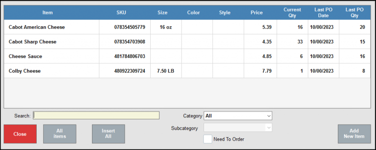 Create a Purchase Order – Exatouch Knowledge Base