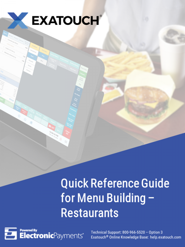 Quick Reference Guides | User Guides - Exatouch Knowledge Base