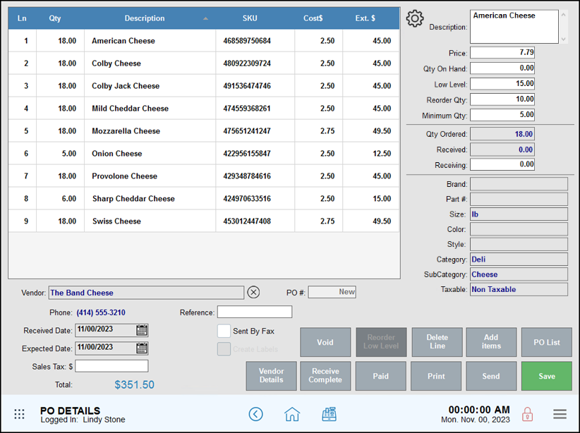 Create Quick Purchase Orders (PO) – Exatouch Knowledge Base