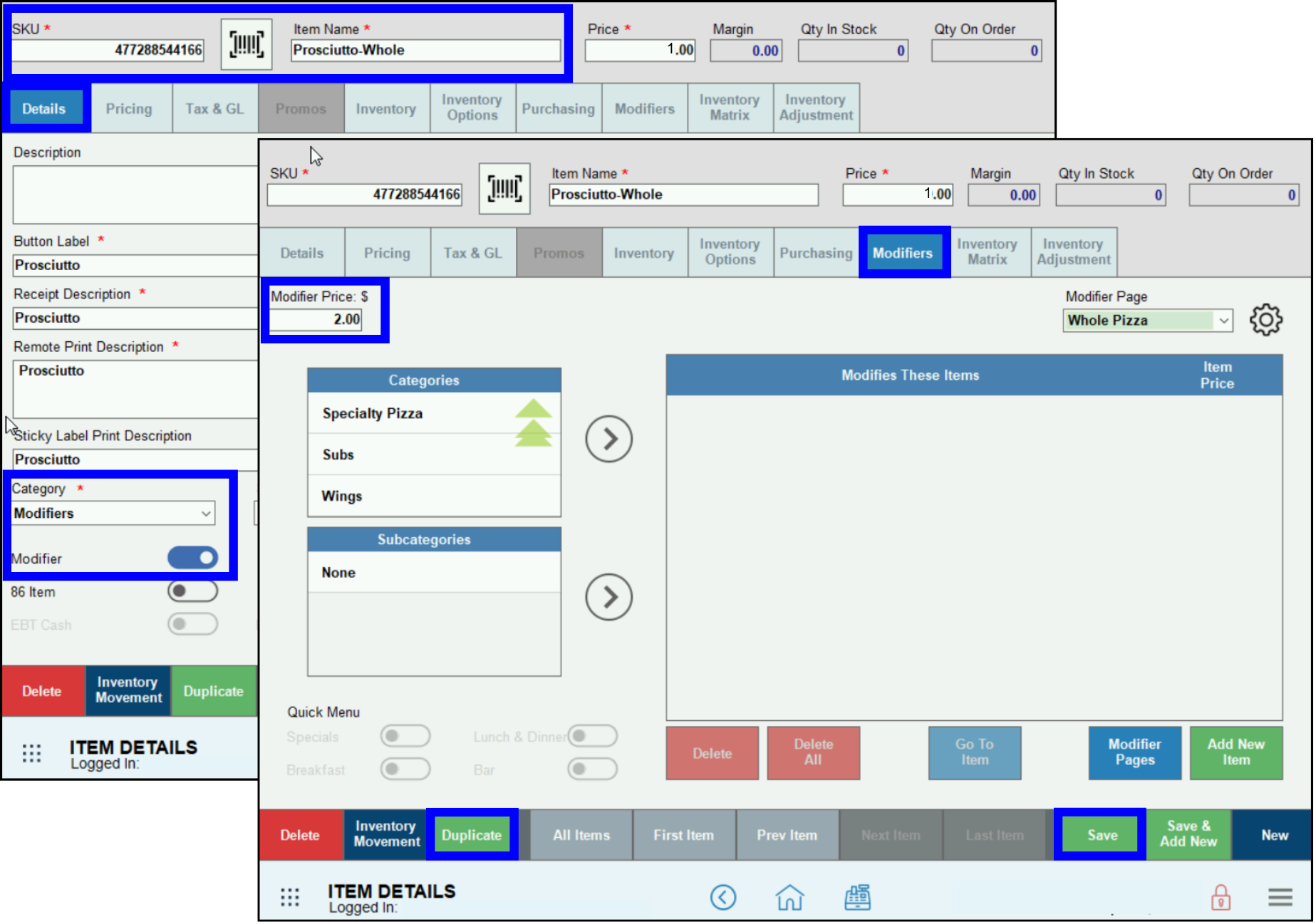 How to Build a Pizza - Exatouch Knowledge Base